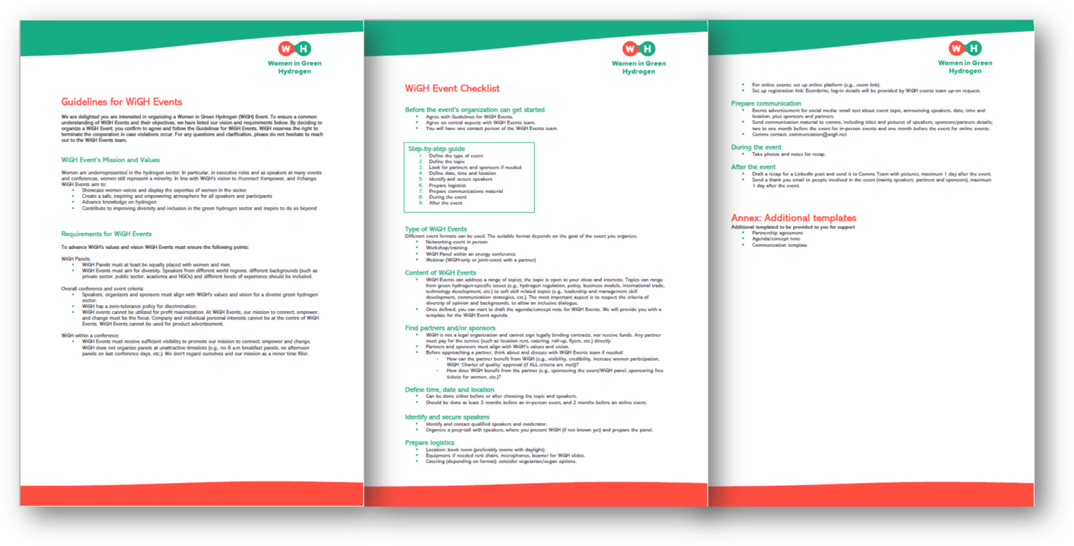 How to: Organise a Women in Green Hydrogen event - Women in Green Hydrogen